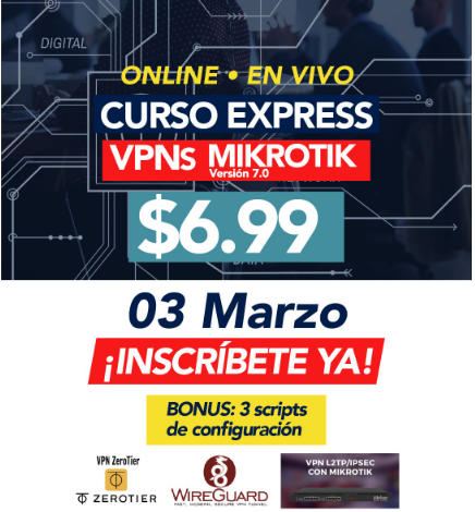 Taller Express: VPNs en Mikrotik v7.0